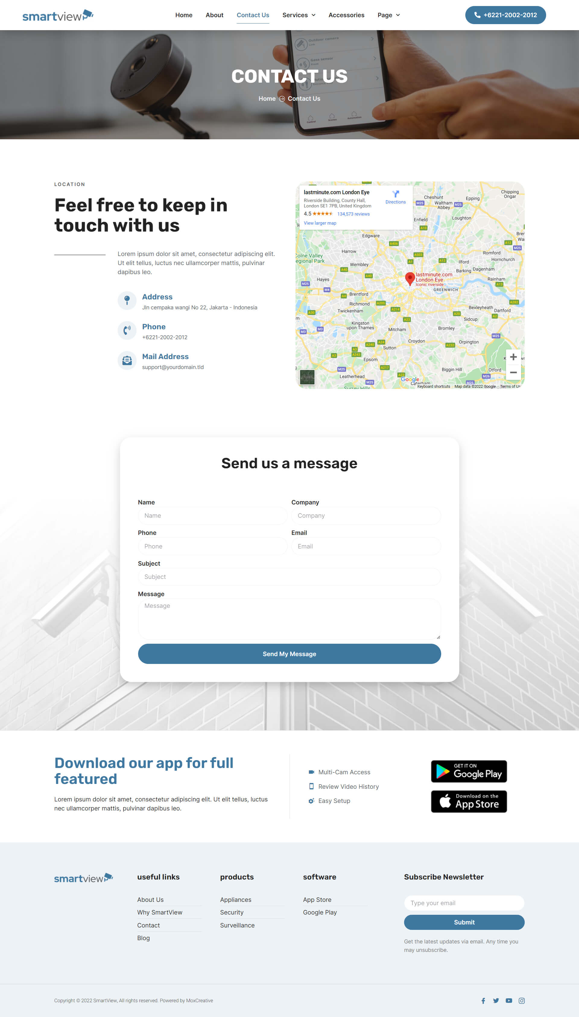 SmartView - CCTV & Security Elementor Template Kit by moxcreative | ThemeForest